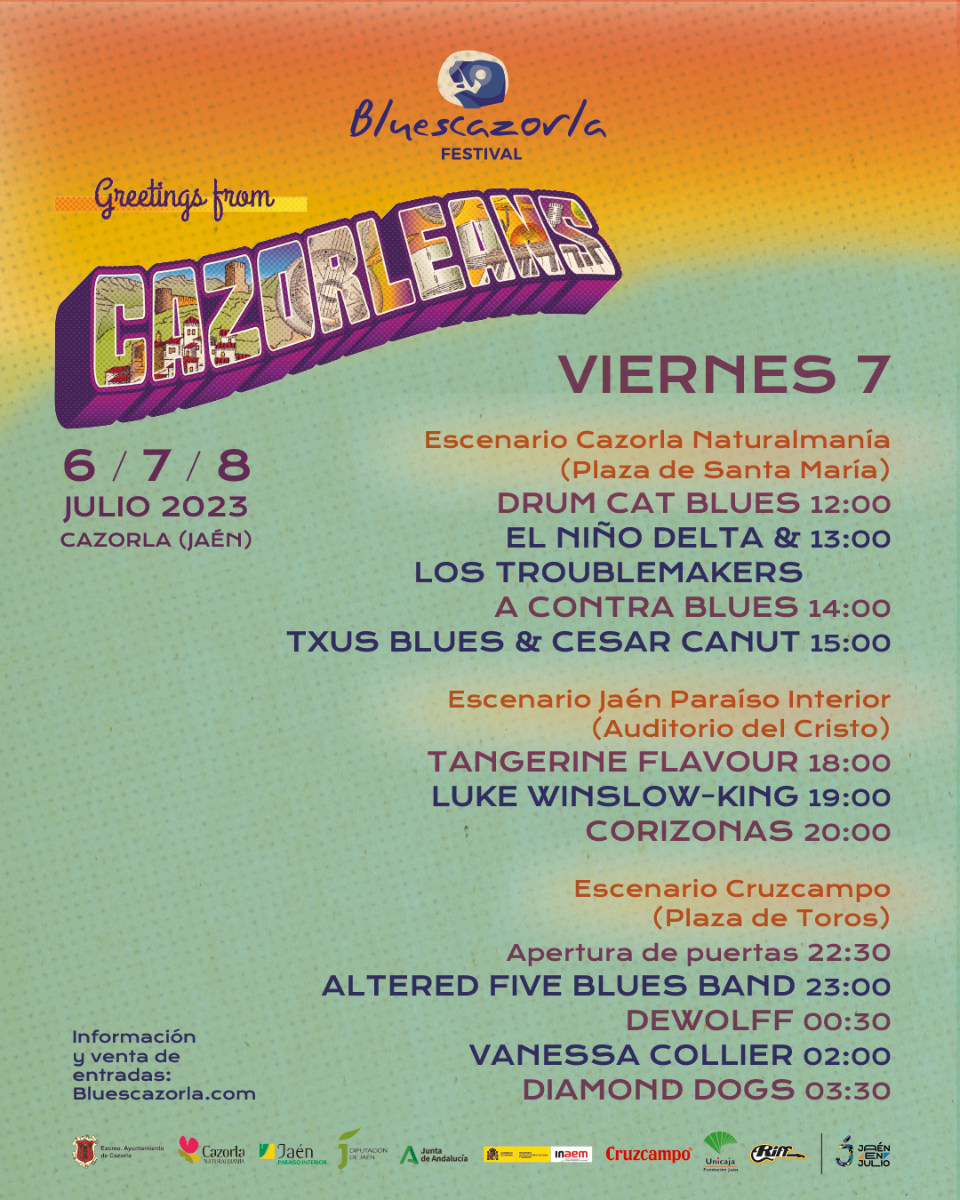 Blues Cazorla Festival 2023 - Alojamientos Sierra de Cazorla